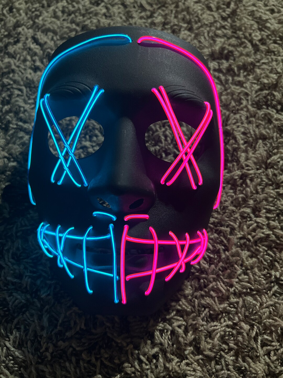 Purge El Wire Mask Pink and Blue Wires - Etsy