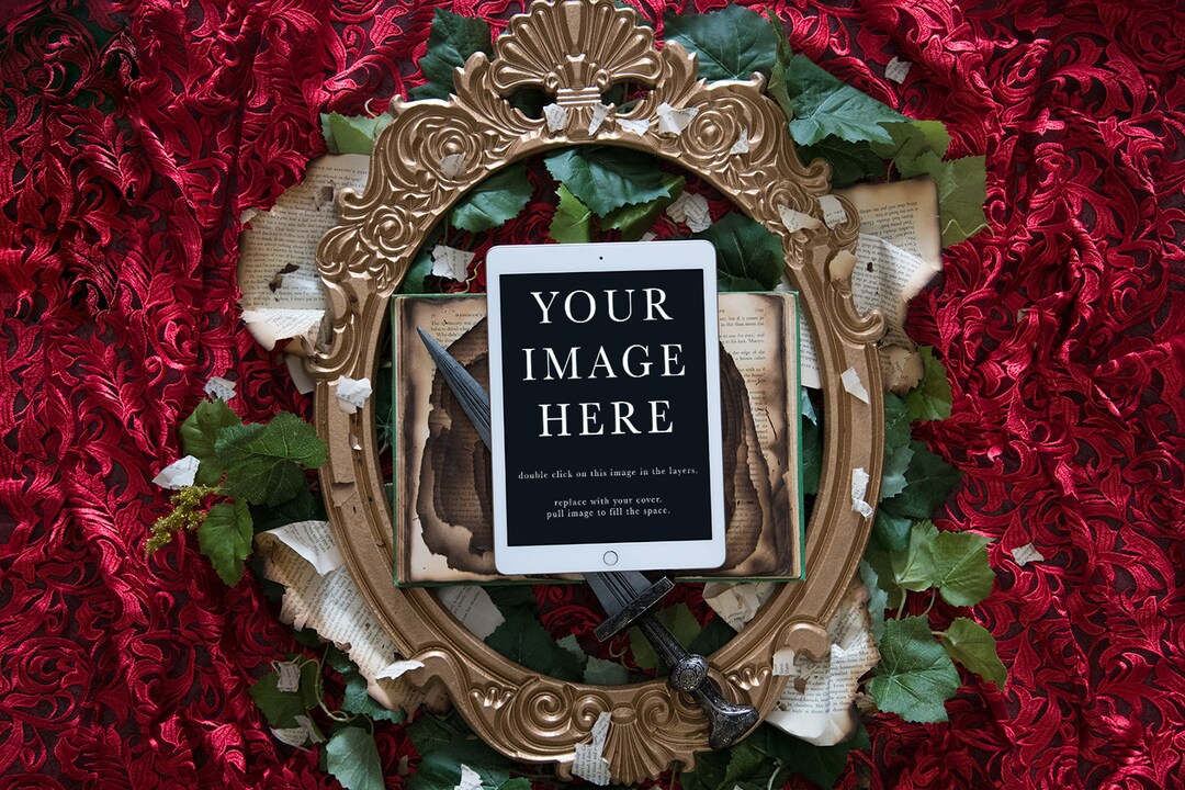 Fairytale 1816 : Photoshop Tablet Mockup Photography Flatlay Template ...
