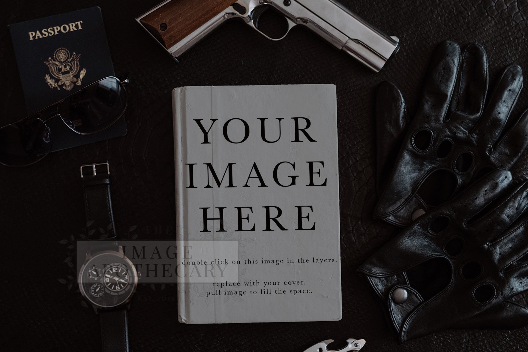 Manly 0860: Photoshop Book Cover Mockup Photography Flatlay Template - Etsy
