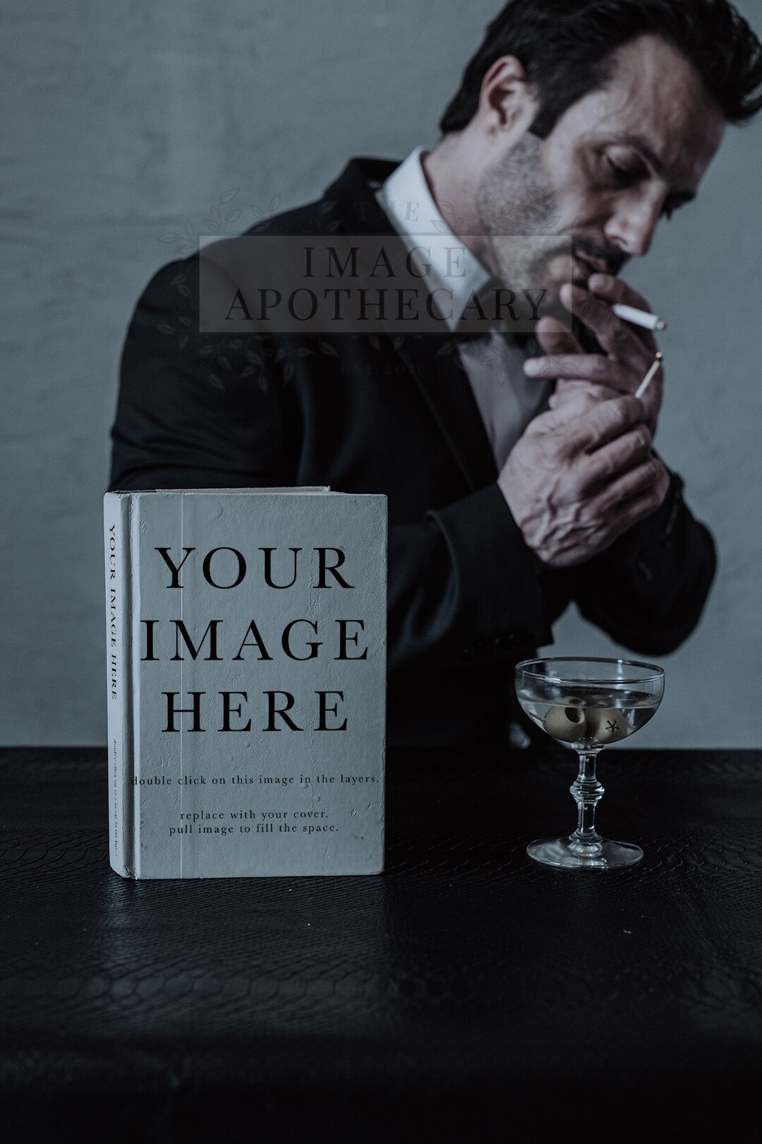 Manly 0898: Photoshop Book Cover Mockup Photography Flatlay Template - Etsy