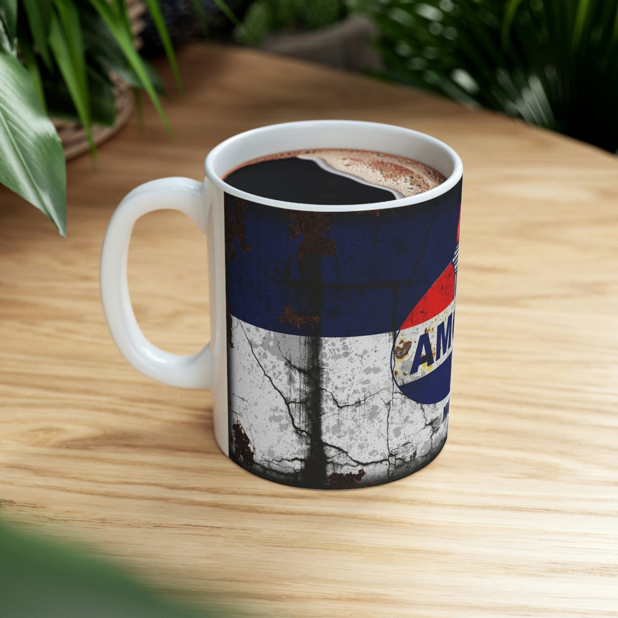 Retro Motor Oil Can Replica Coffee Mug, Mechanic Gift, Ceramic Mug, Dad ...