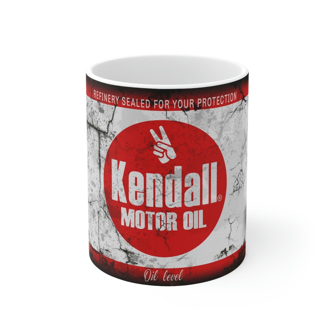 Retro Motor Oil Can Replica Coffee Mug, Mechanic Gift, Ceramic Mug, Dad ...