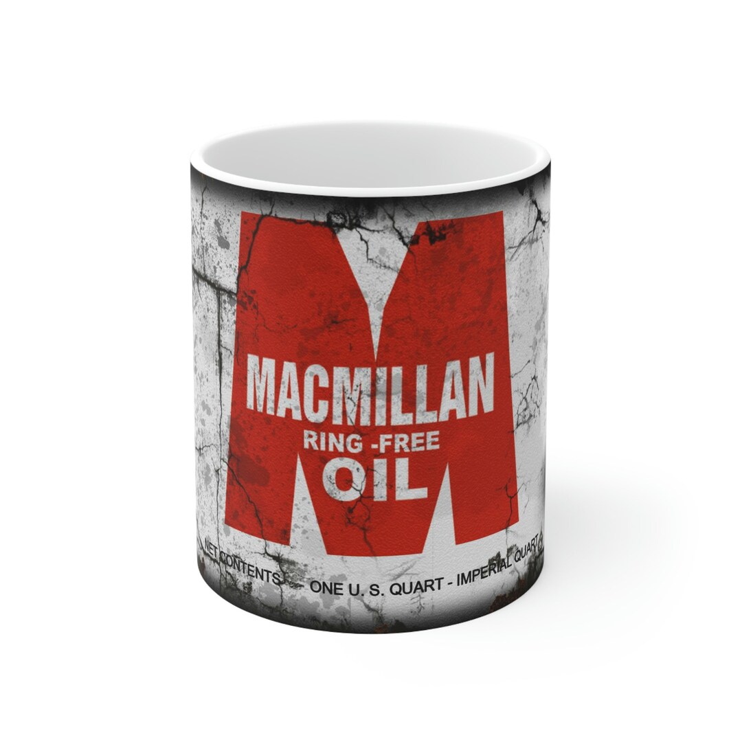 Retro Motor Oil Can Replica Coffee Mug, Mechanic Gift, Ceramic Mug, Dad ...