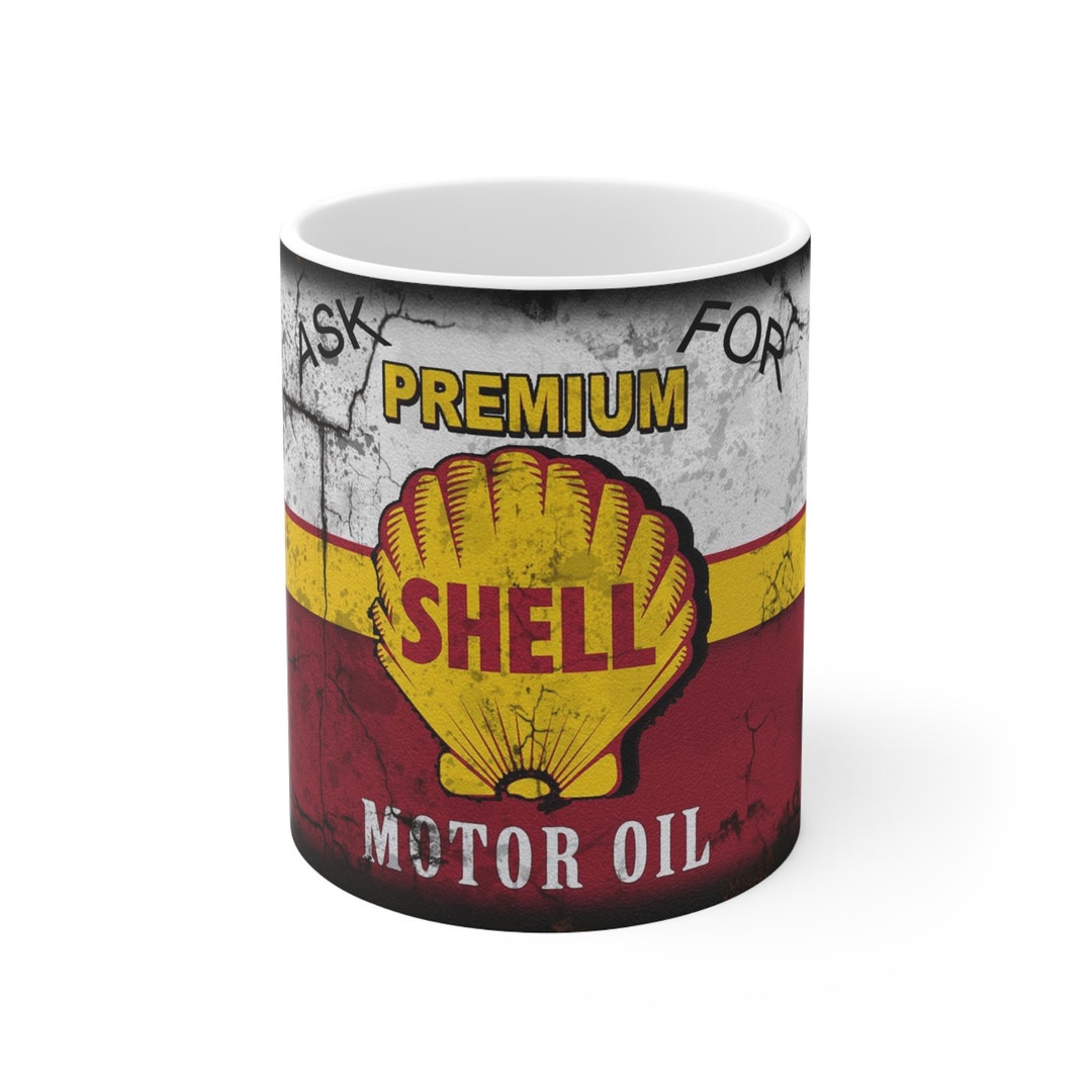 Retro Motor Oil Can Replica Coffee Mug, Mechanic Gift, Ceramic Mug, Dad ...