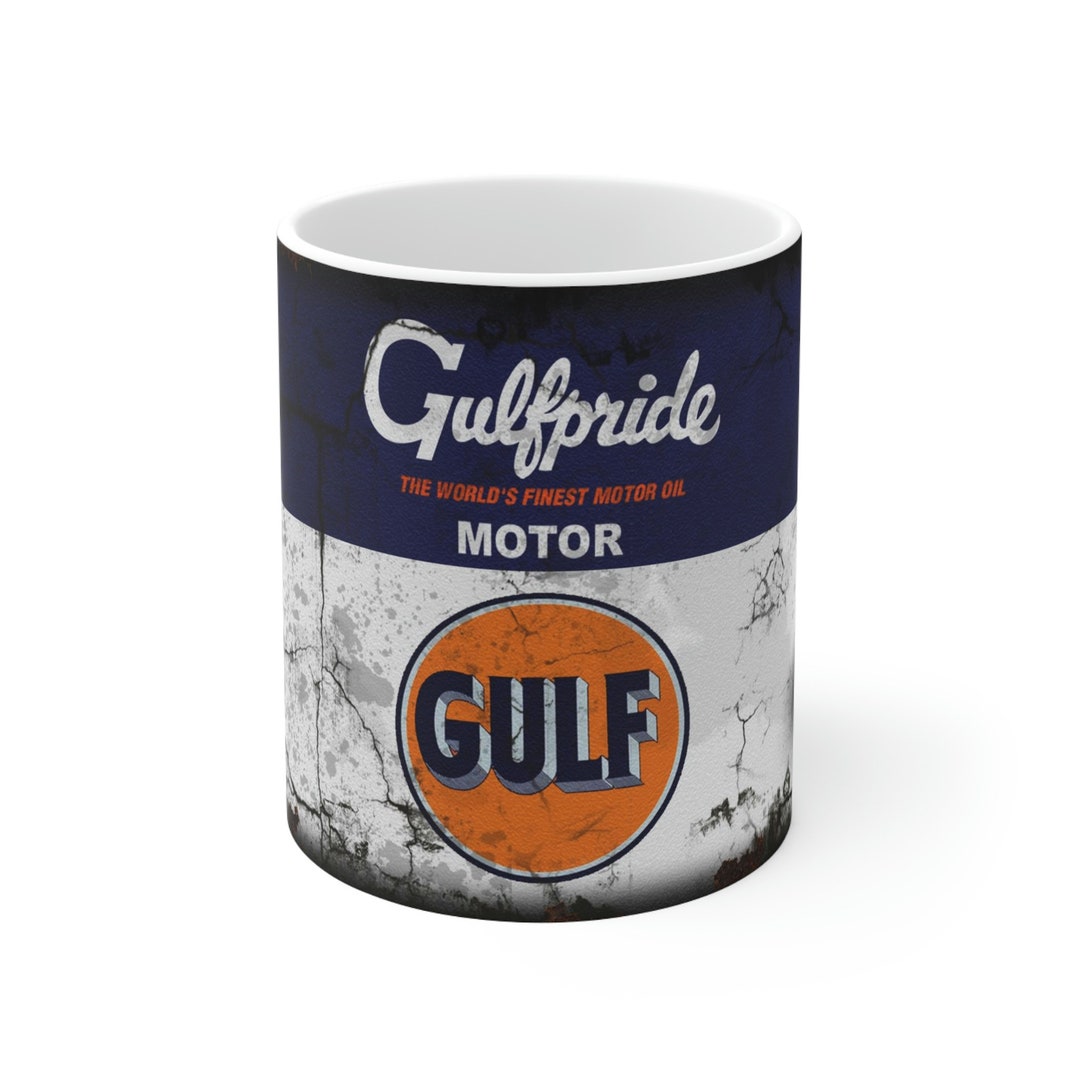 Retro Motor Oil Can Replica Coffee Mug, Mechanic Gift, Ceramic Mug, Dad ...