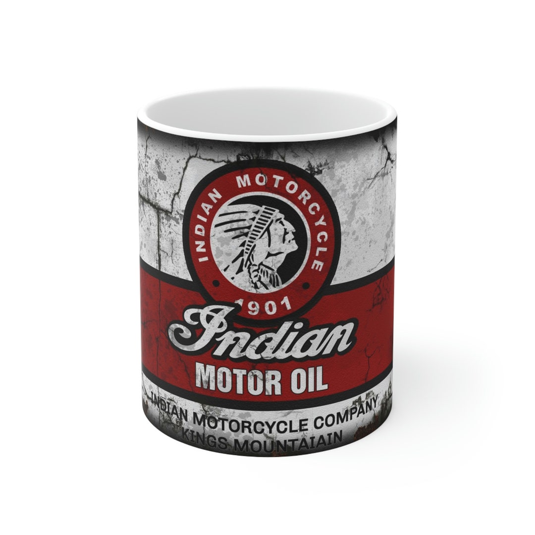 Retro Motor Oil Can Replica Coffee Mug, Mechanic Gift, Ceramic Mug, Dad ...