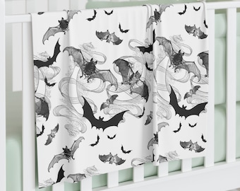 Bats Nursery Blanket - Etsy