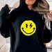 Melted Smiley Faces Hoodies, Cute Melty Face Hoodies, Smiling Emoji Tee ...