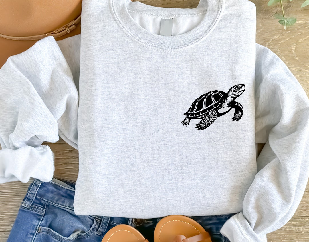 Western Painted Turtle Sweatshirt, Turtle Sweatshirt, Turtle Gift ...