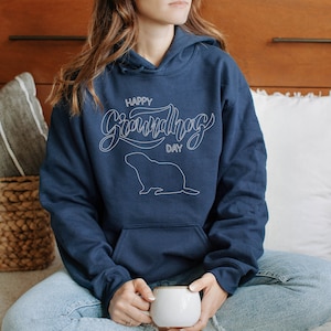 Happy Groundhog’s Day Hoodie, Groundhog Day Movie, Groundhog Day Hoodie ...