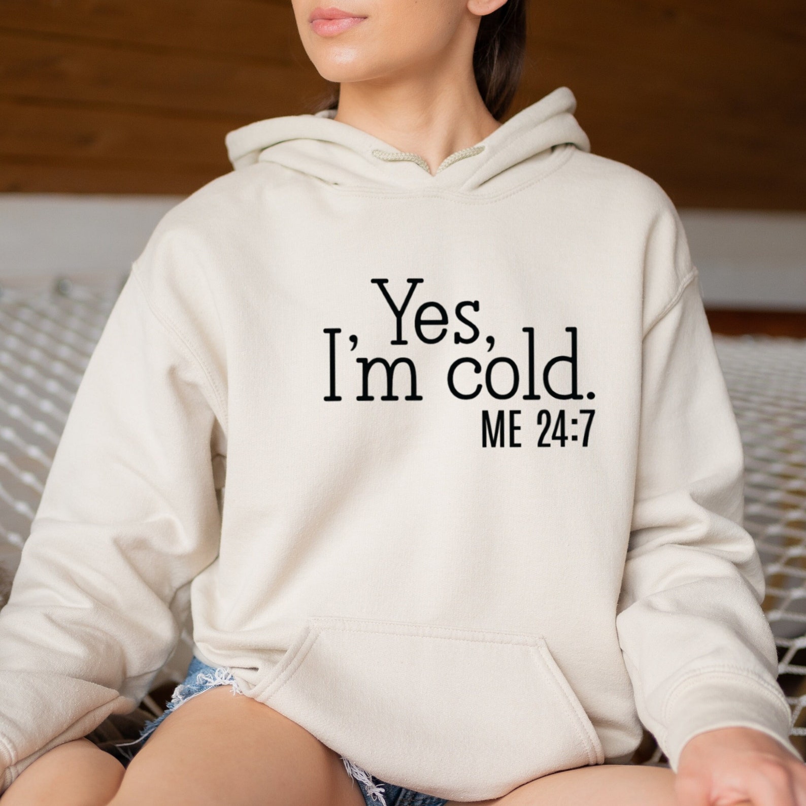 Yes I'm Cold Hoodie Winter Always Cold Hoodie Cold - Etsy