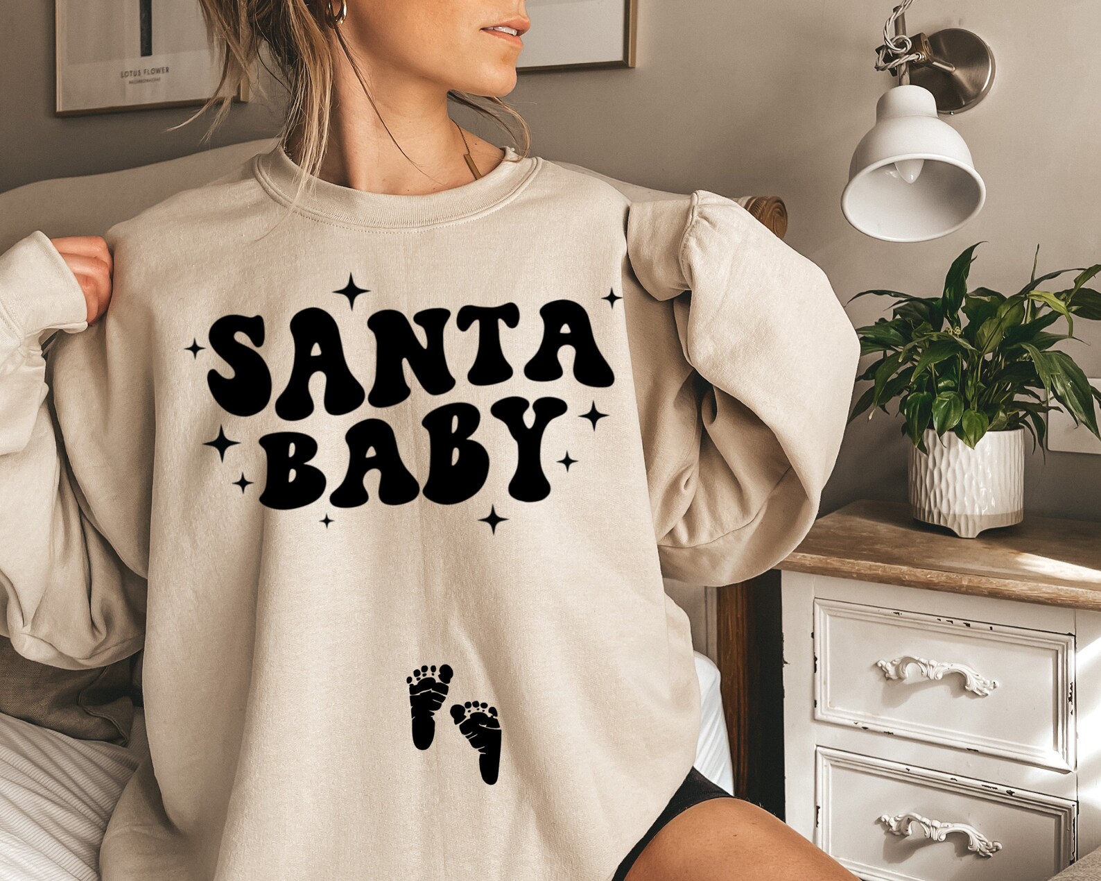 Christmas Pregnancy Announcement Sweatshirt, Santa Baby Shirt,pregnant ...