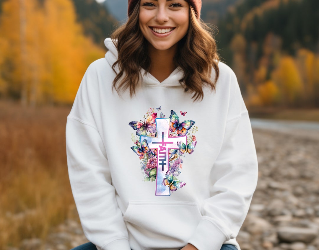 Faith Hoodie, Christian Gift, Bible Verse Hoodie, Christian Hoodie ...