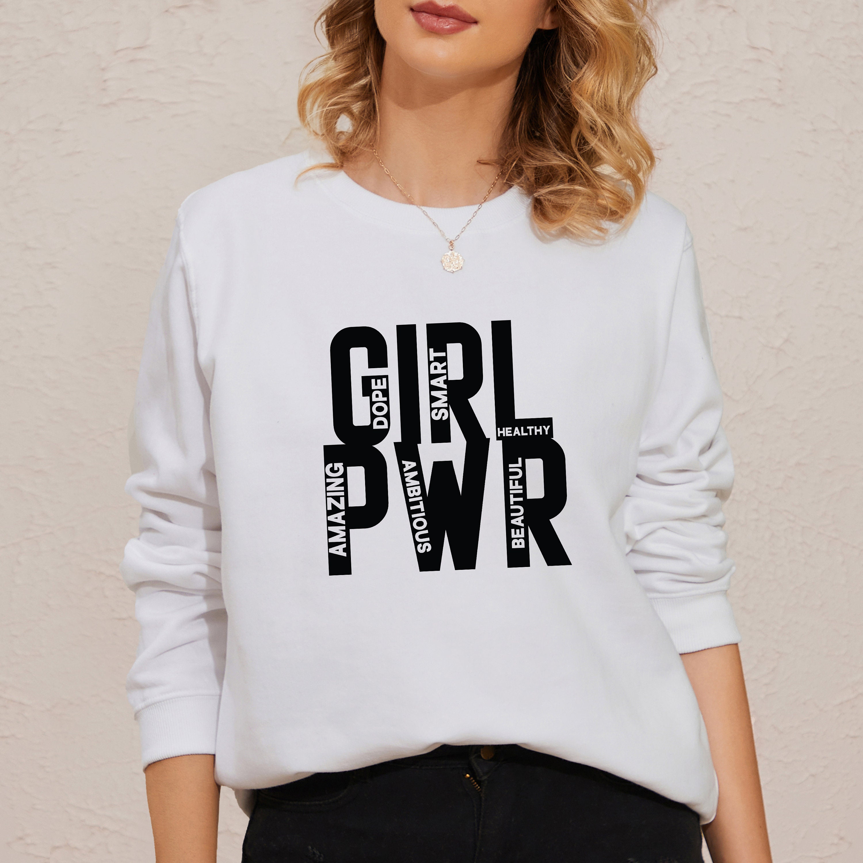 Girl Power Sweat, International Women's Day Sweatshirt, Equality for ...