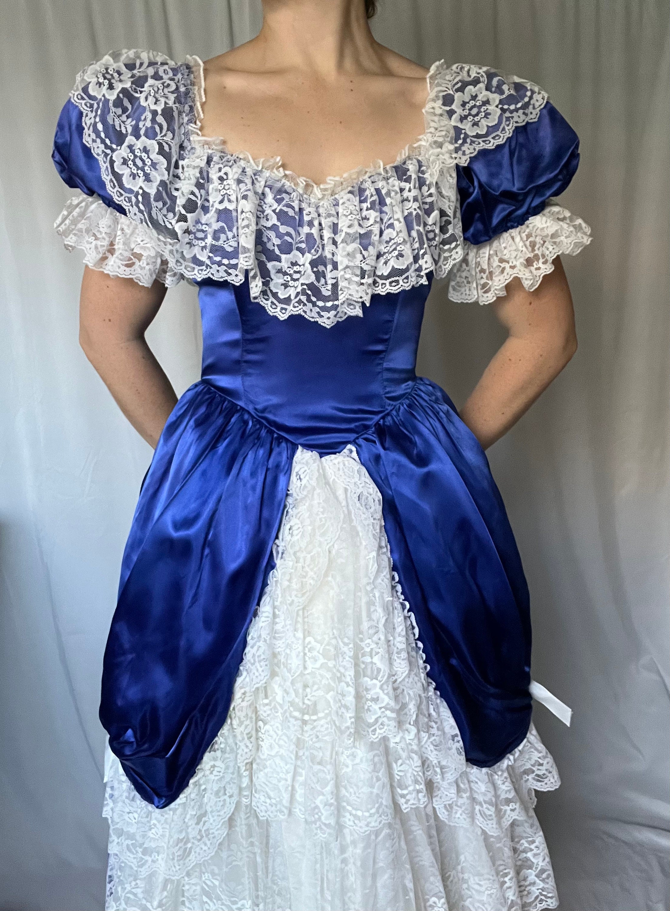 1980s Vintage Zum Zum Southern Bell Style Prom Dress - Etsy