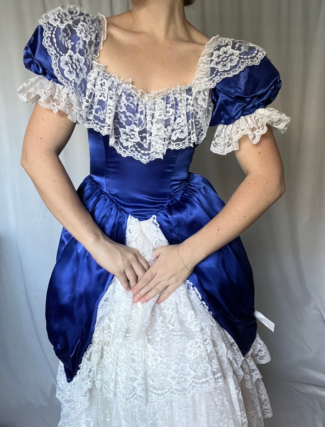 1980s Vintage Zum Zum Southern Bell Style Prom Dress - Etsy