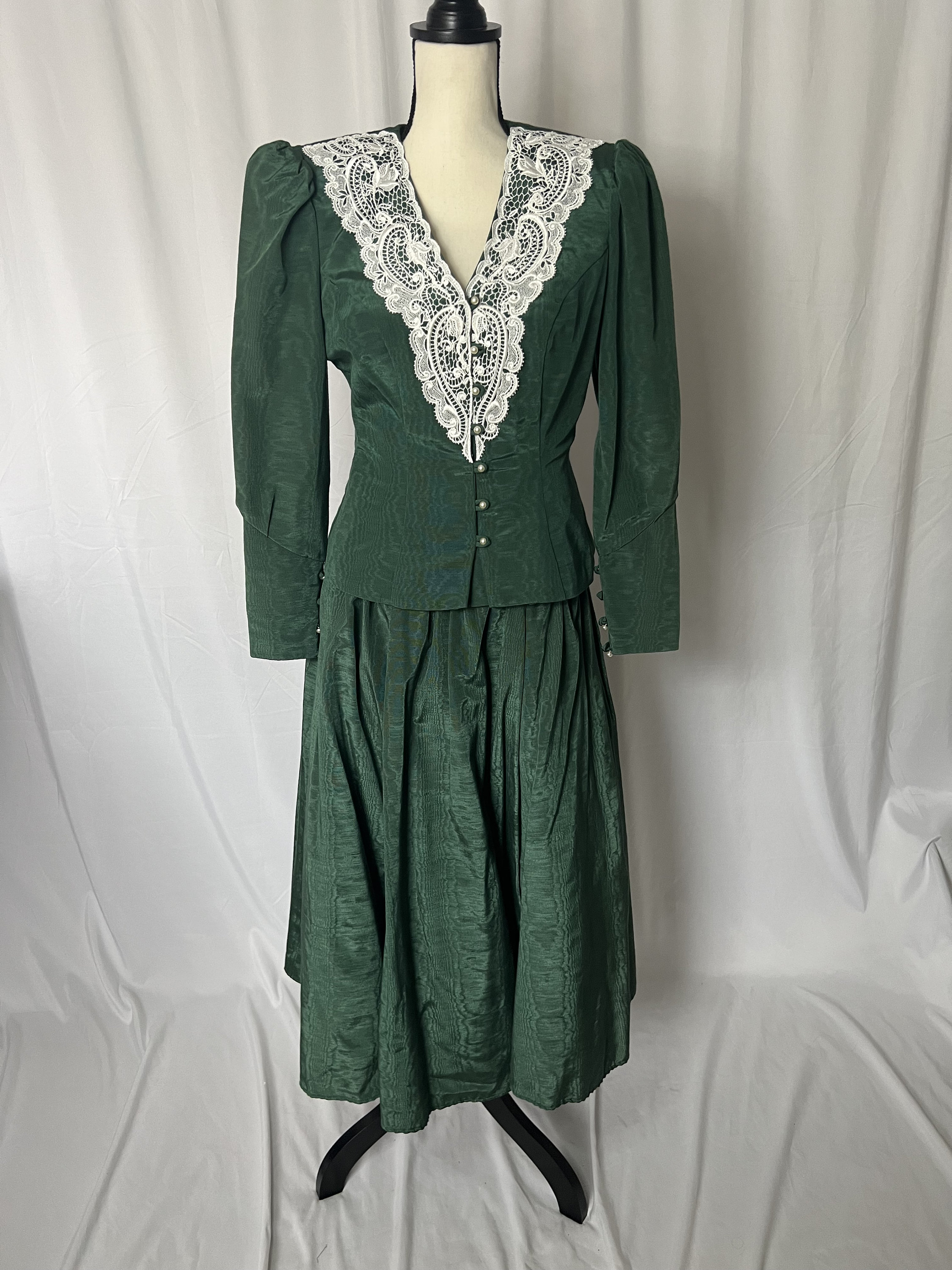 1980s/90s Scott Mcclintock Mutton Sleeve Jacket and Skirt Suit - Etsy