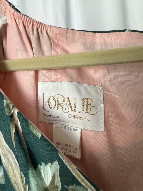 Loralie Original Hi-Lo Vintage Cottagecore Green Flor… - Gem