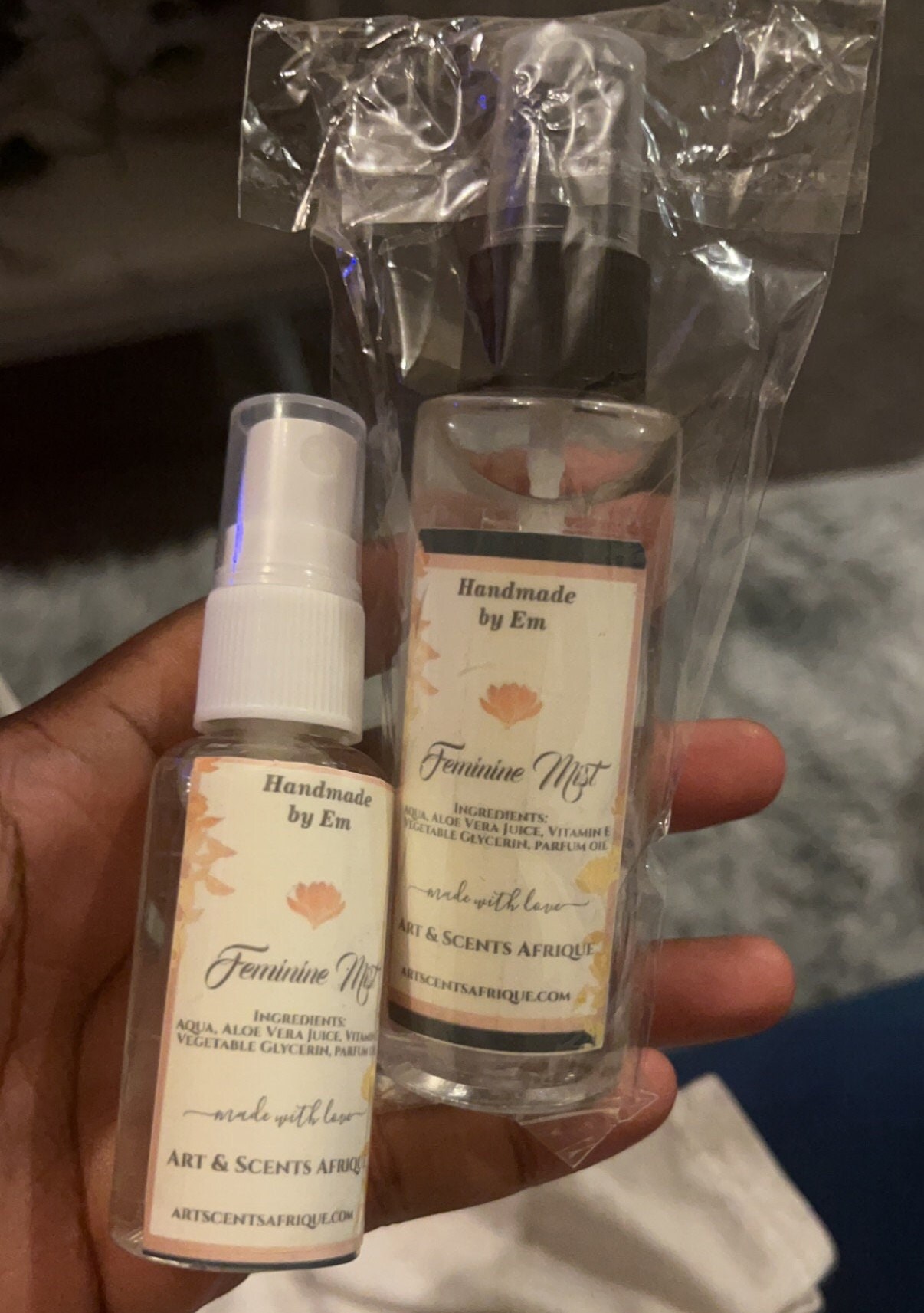 Yoni Intimate Feminine Mists and Full Body Mists With Aloe - Etsy