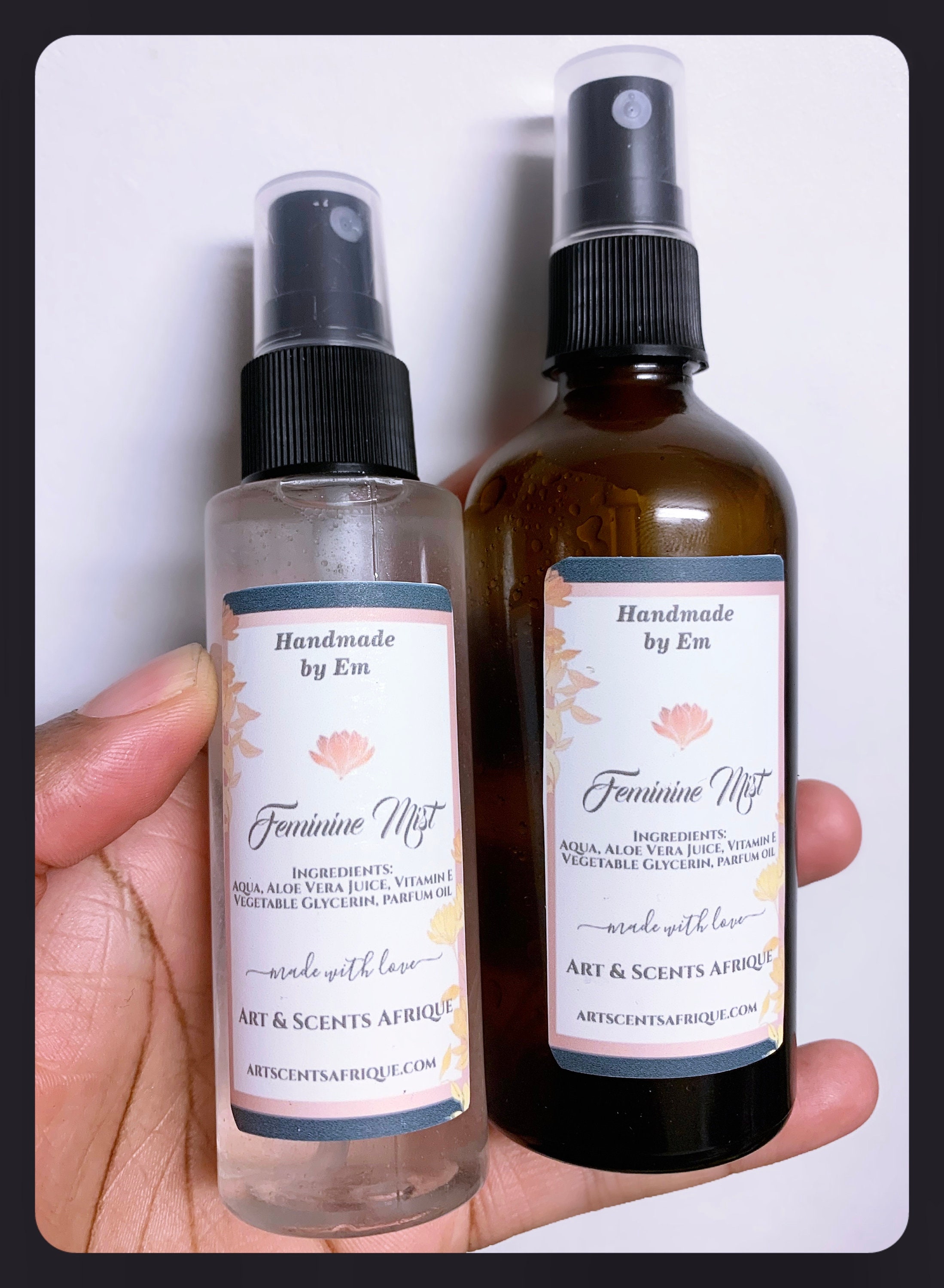 Yoni Intimate Feminine Mists and Full Body Mists With Aloe - Etsy