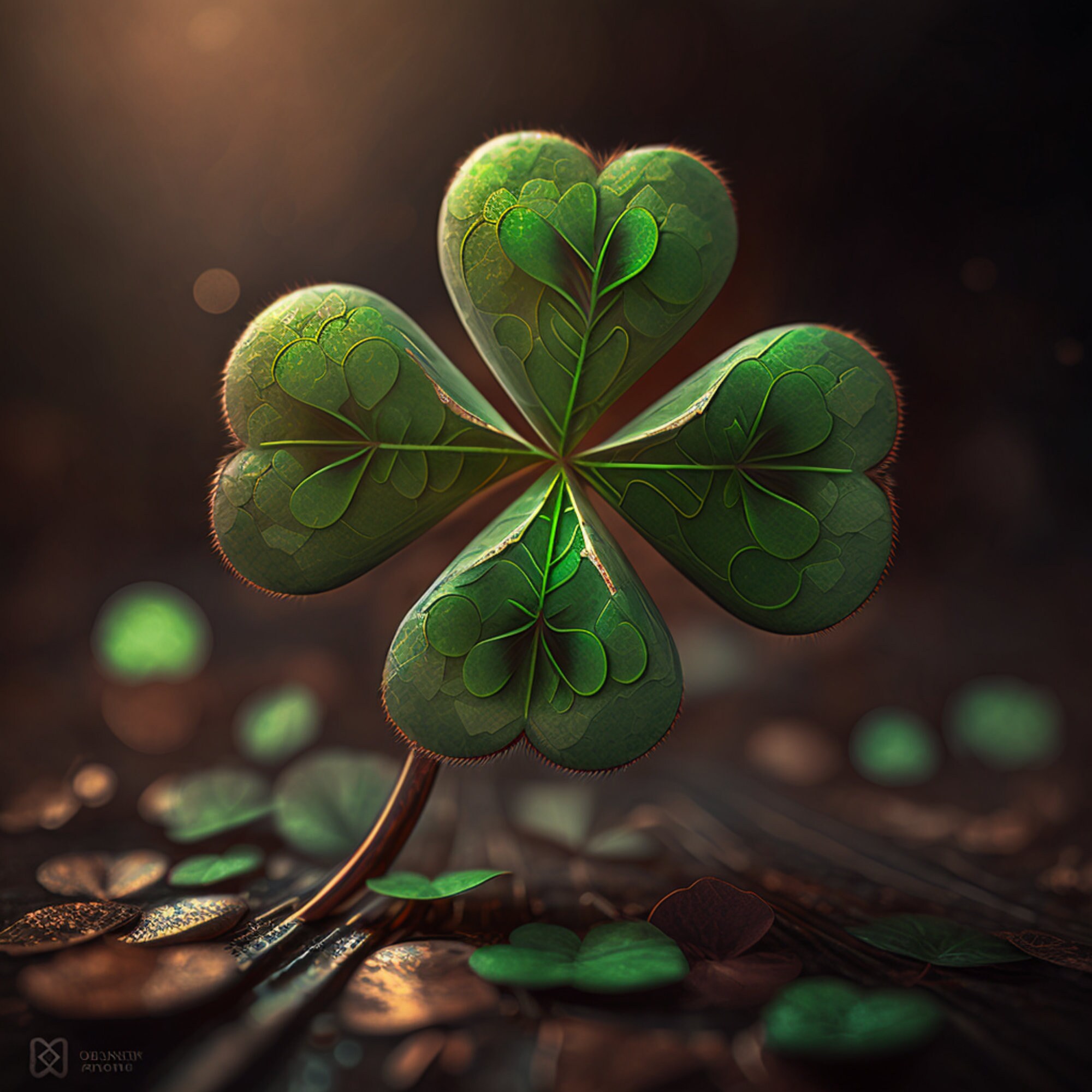 Shamrock Picture, Shamrock, Shamrock Art, Shamrock Wallart, Shamrock ...