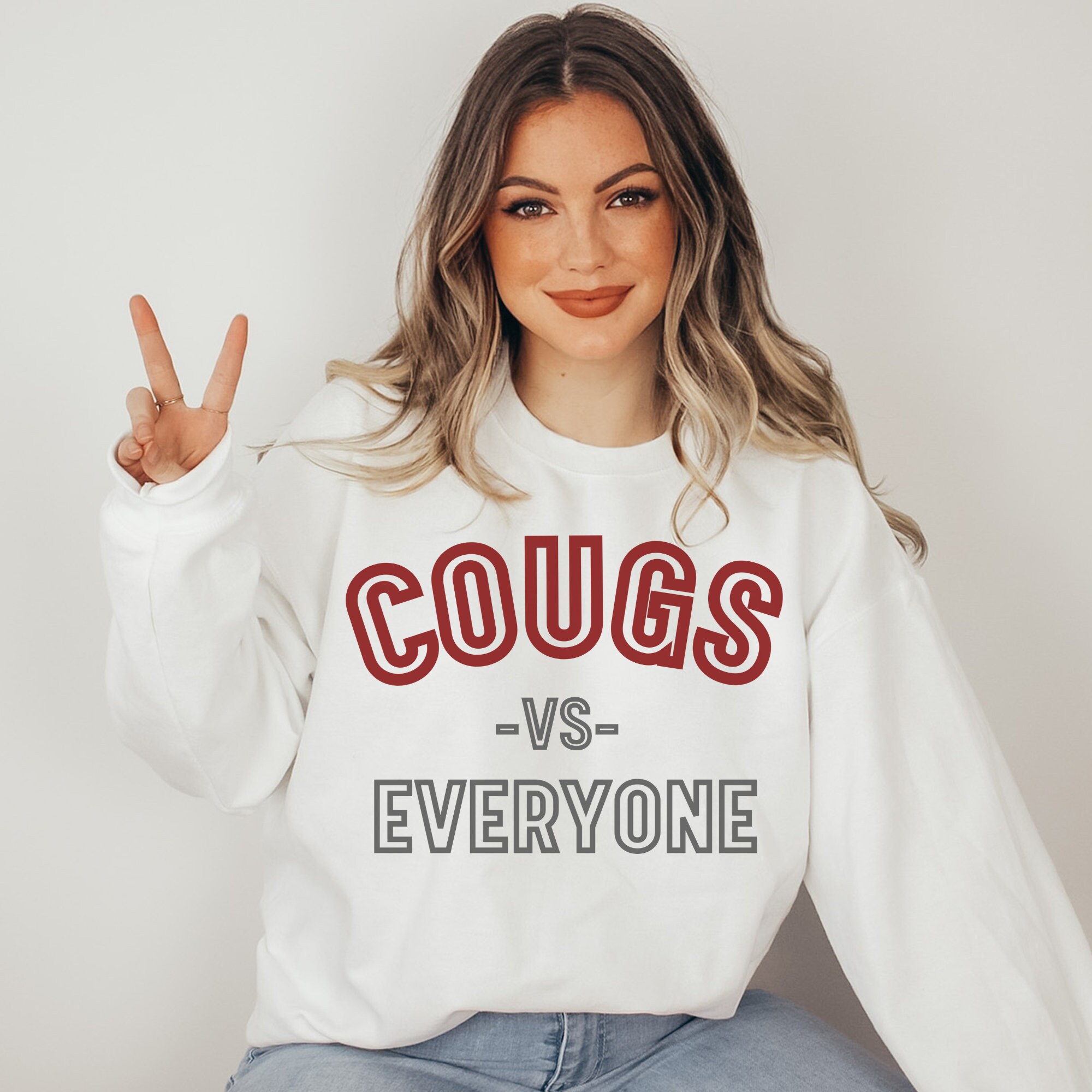 COUGS VS EVERYONE Unisex Heavy Blend™ Crewneck Sweatshirt - Etsy