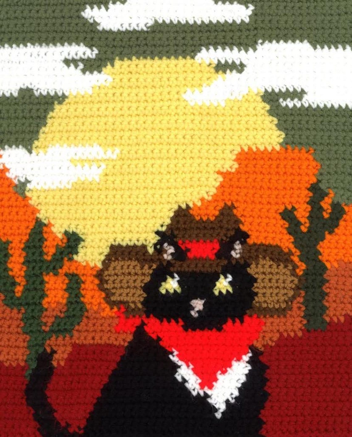 Crochet Tapestry Pattern Bundle: Cowboy Cat, Astro Cat (PDF Pattern) - Etsy