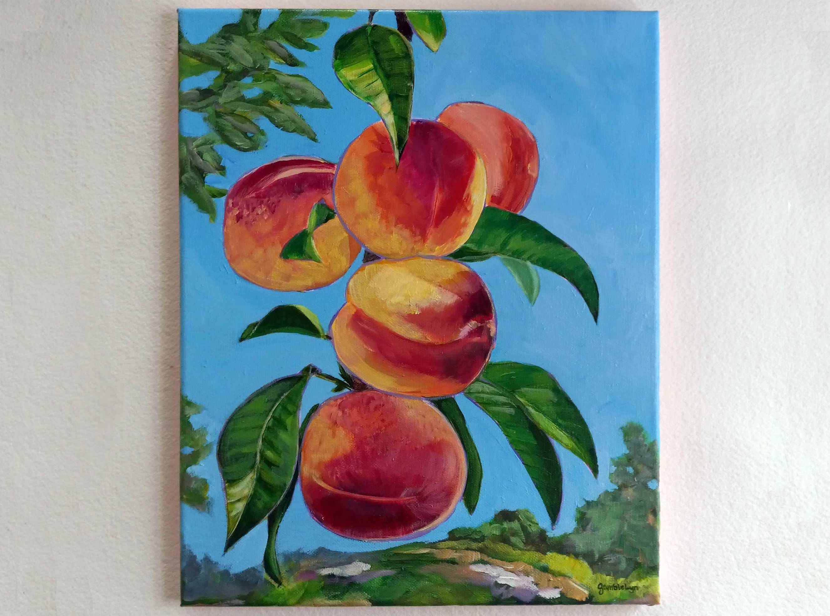 Peach Tree Art