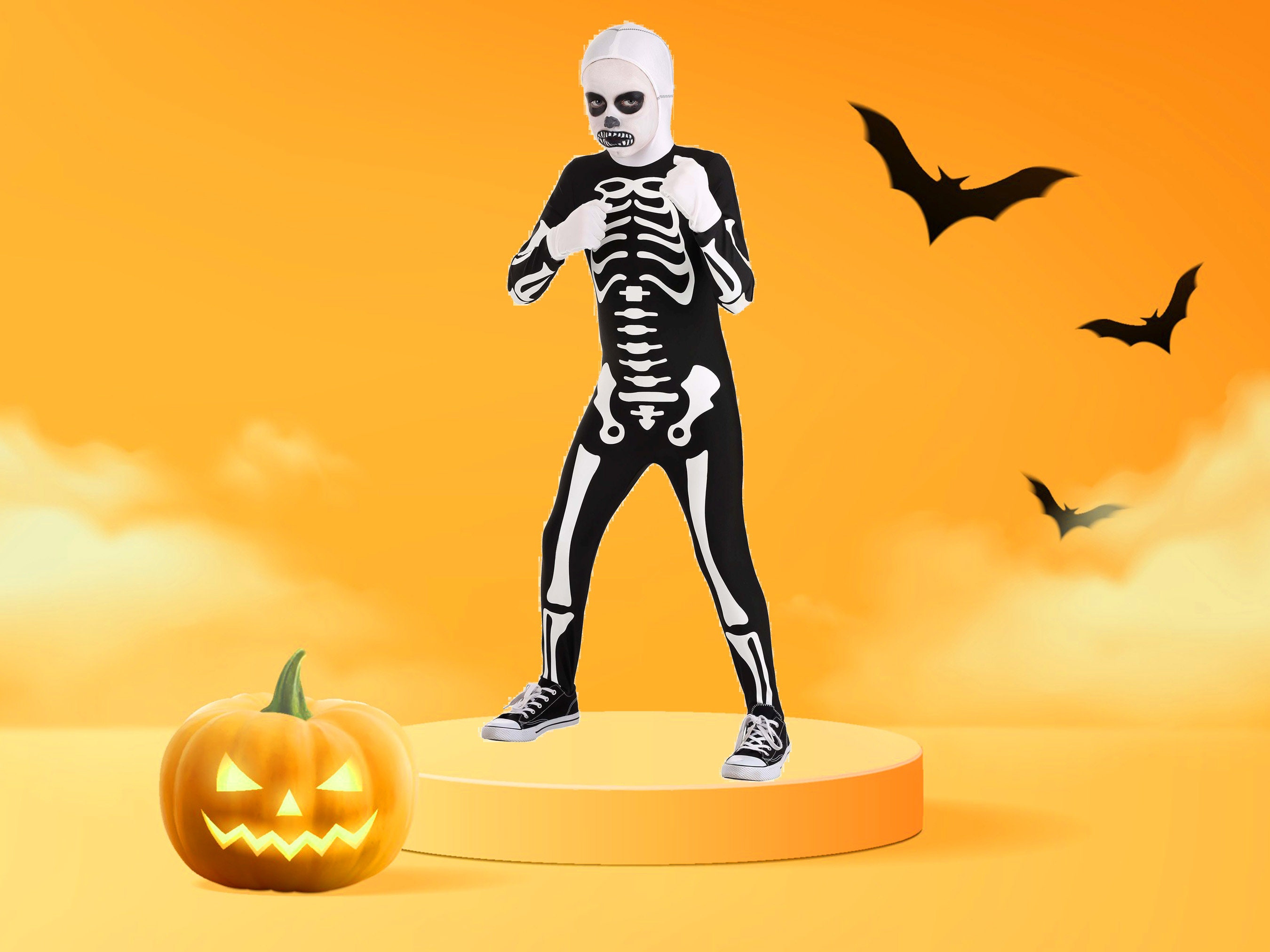 Karate Kid Skeleton Costume