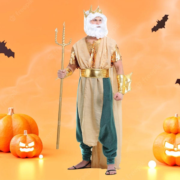 Poseidon Costume - Etsy
