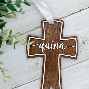 Personalized Cross Baptism Gift, Communion Gift, Confirmation Gift ...