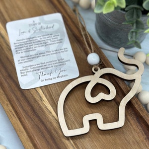 Mom Friend Gift, Elephant Ornament for Friends, Bestfriend Gift, Mom ...