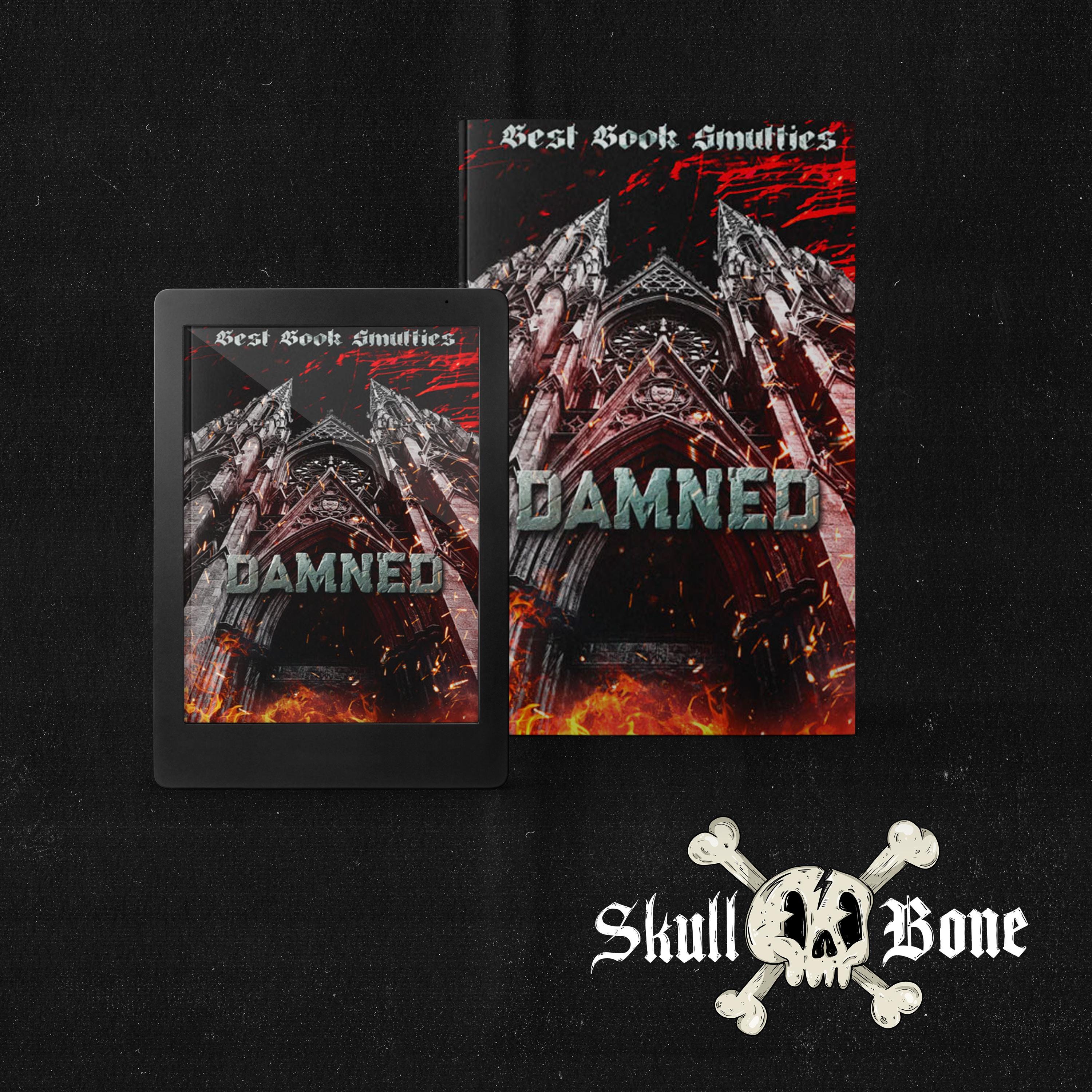Dark Romance, Pre Made Book Cover Full Wrap and Ebook "damned" - Etsy