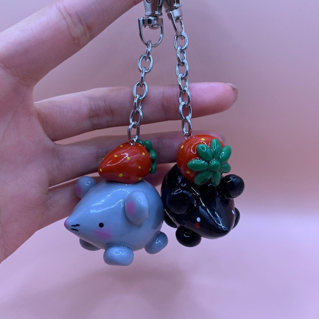 Meh Rats Couple Keychain Set - Etsy