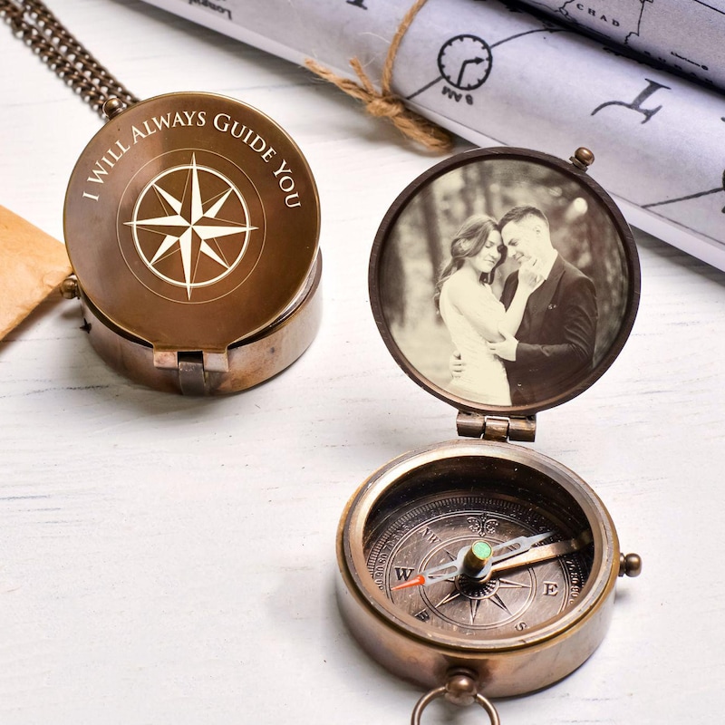 Personalized Compass - Etsy