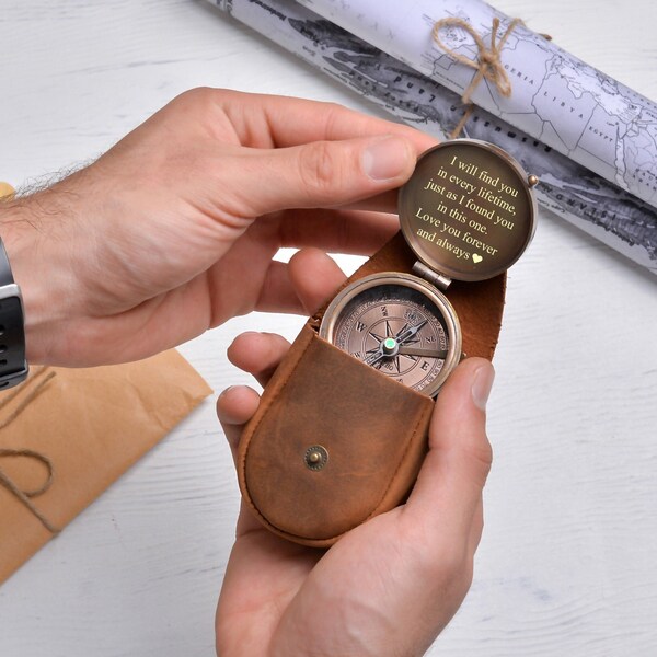 Brass Compass - Etsy