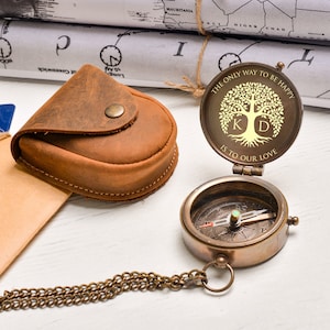 Personalized Engraved Compass, Handwriting Message Gift - Etsy