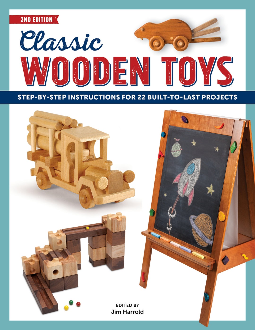 Book: Classic Wooden Toys - Step-by-step Instructions for 22 Built-to ...