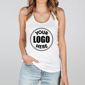 Custom Tank Top, Custom Logo Tank Top, Your Design Here Tank Tops ...