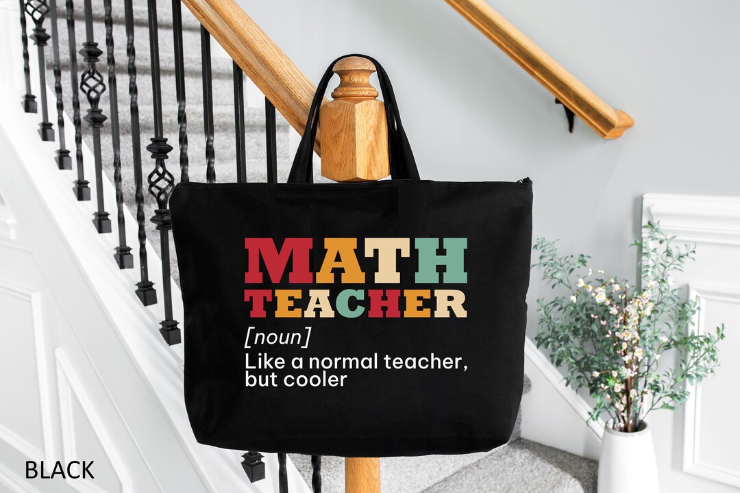 Math Teacher Gift Bag, Funny Math Teacher Bag, Gifts for Math Teacher ...