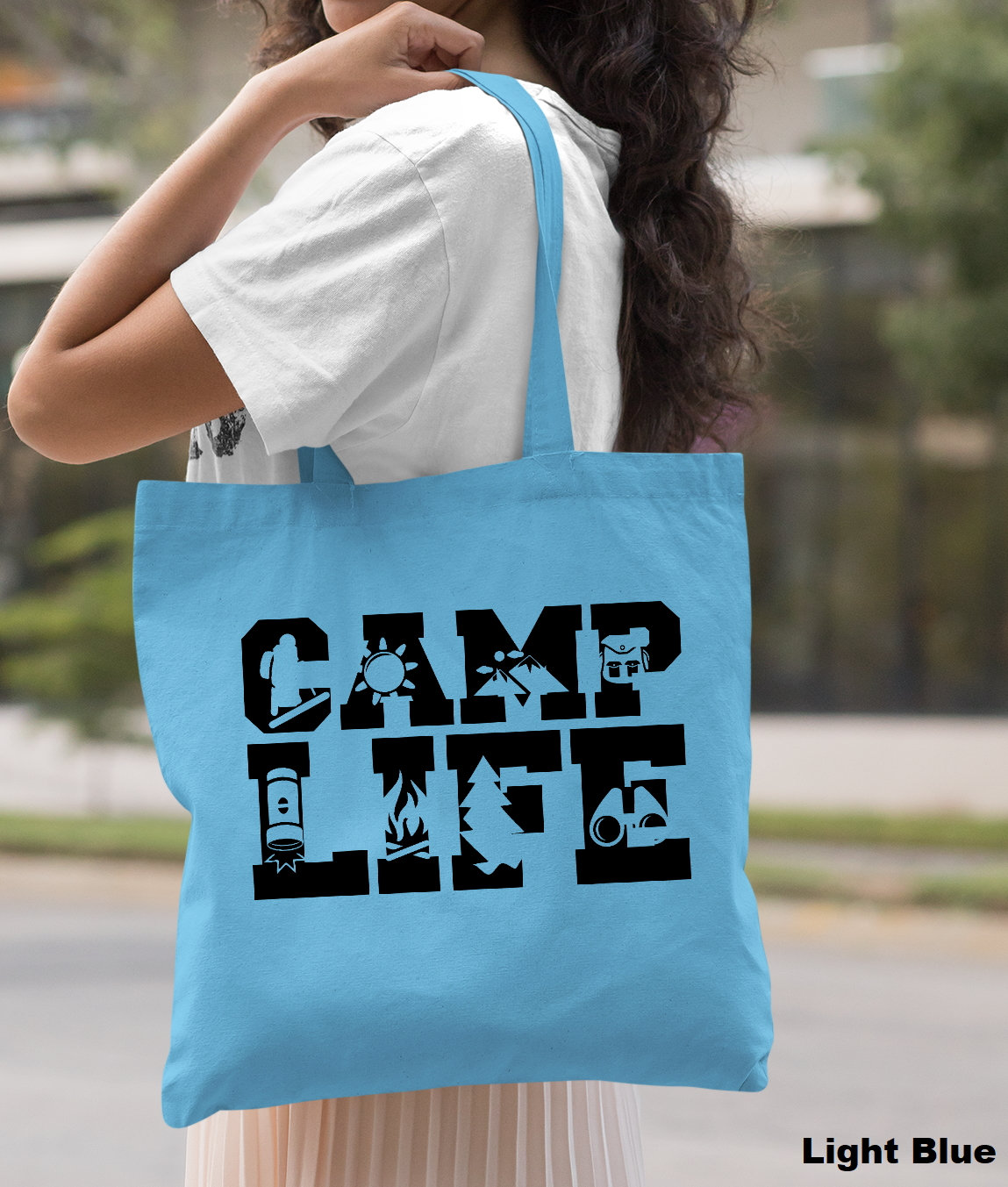 Camp Life Tote Bag Camp Tote Outdoors Tote Funny Tote Bag - Etsy
