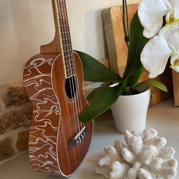 Painted Ukulele - Etsy