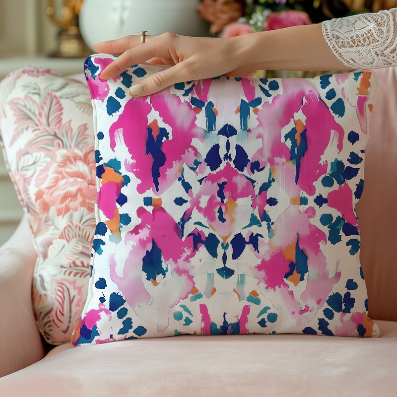 Hot Pink Pillow - Etsy