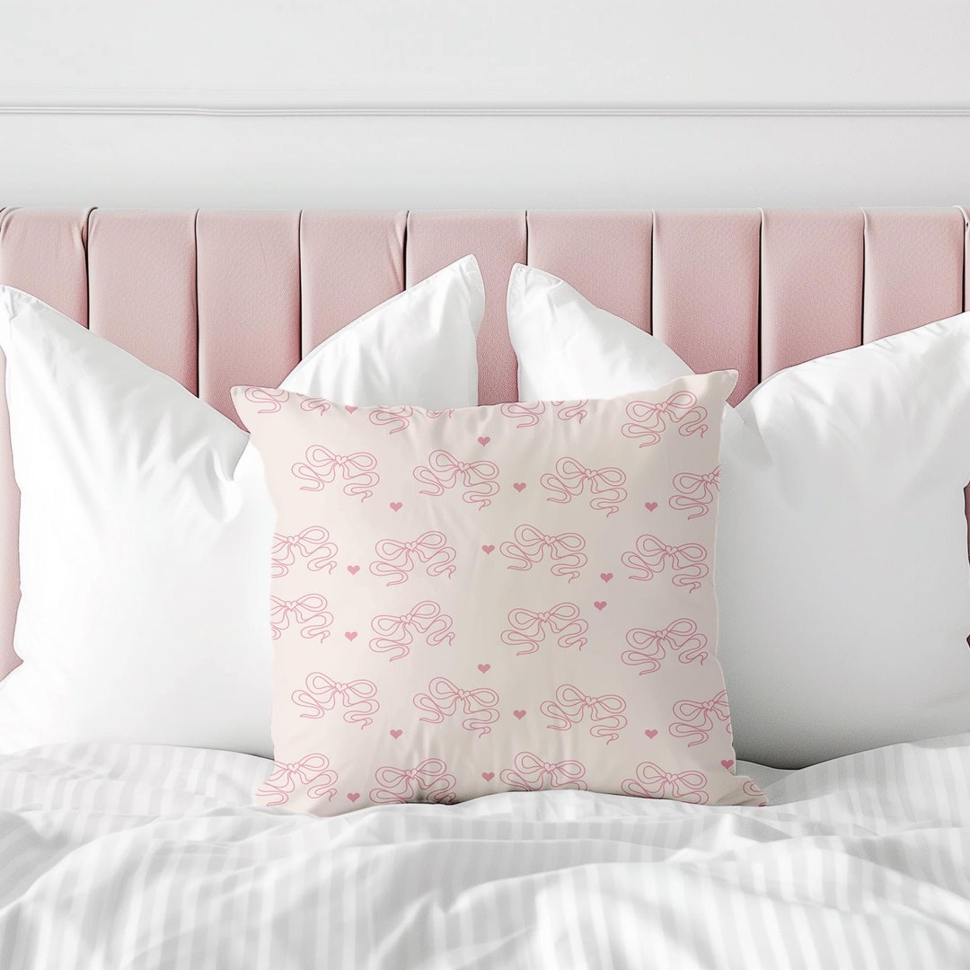 Balletcore Coquette Pillow Dorm Pillow Preppy Throw Pillows Coquette ...