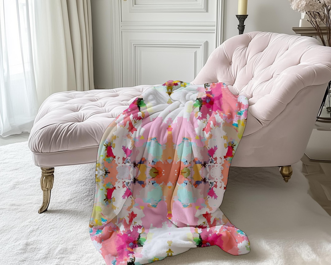 Preppy Blanket Velvet Throw Blanket Sherpa Fleece Blanket Fluffy ...