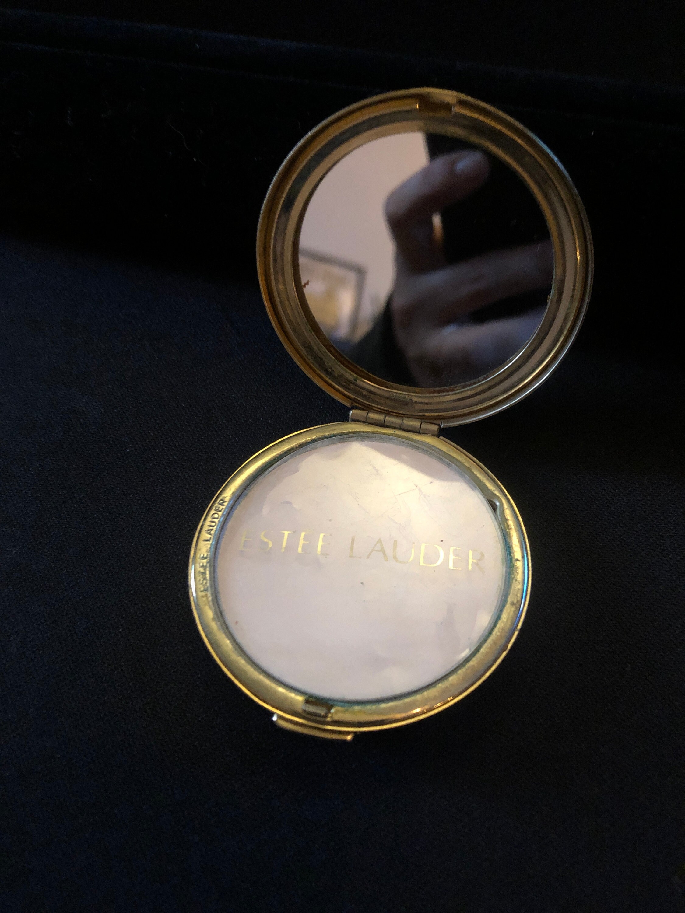 Vintage ESTÉE LAUDER Collectible Compact Golden Bough RARE - Etsy