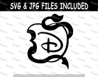 Descendants Apple Svg - Etsy UK