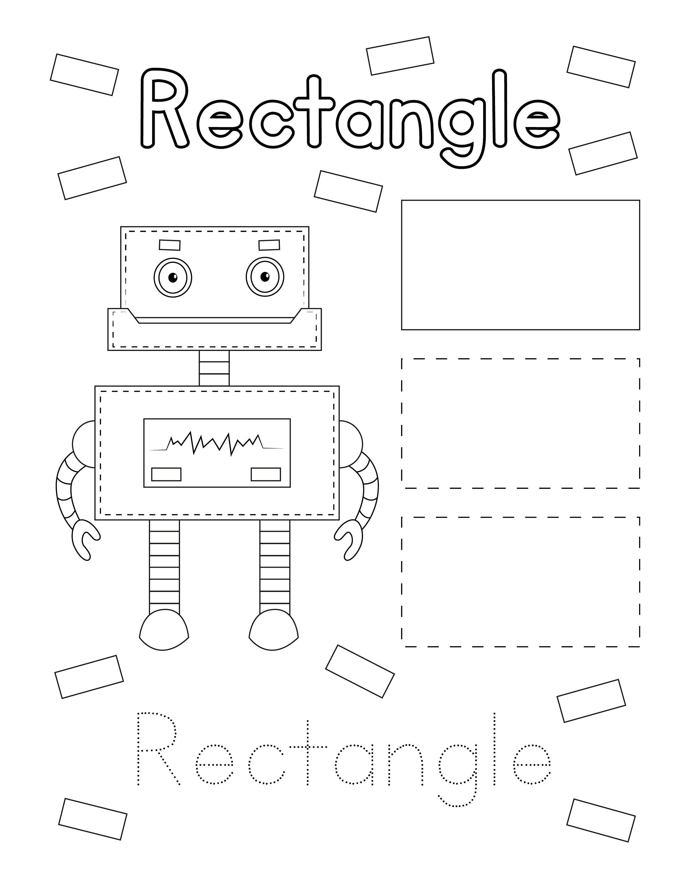 Shapes Coloring Pages With 100% Human Made Adorable Robots! (NO AI USED ...