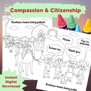 Buy Kindness Coloring Pages for Kids - Show Kids HOW to Be Kind ...