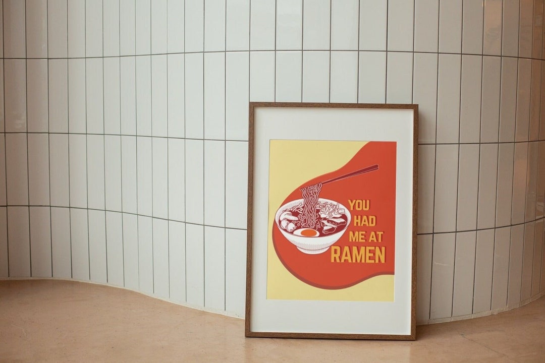 Ramen Print Japanese Ramen Ramen Noodles Art Ramen Poster - Etsy